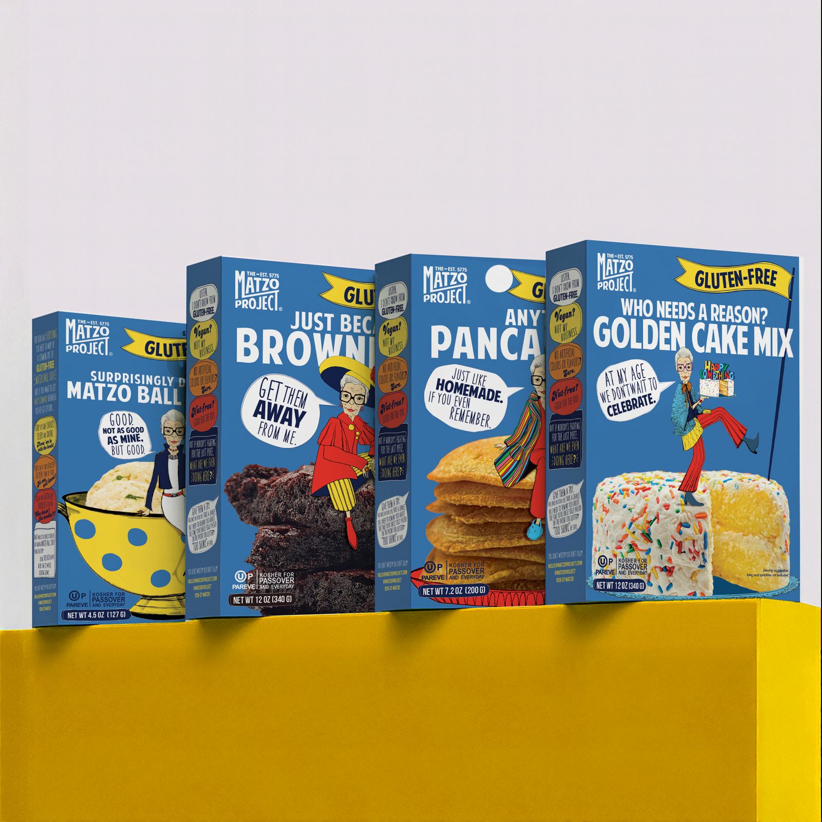 The Gluten-Free Four (4 Pack) – The Matzo Project